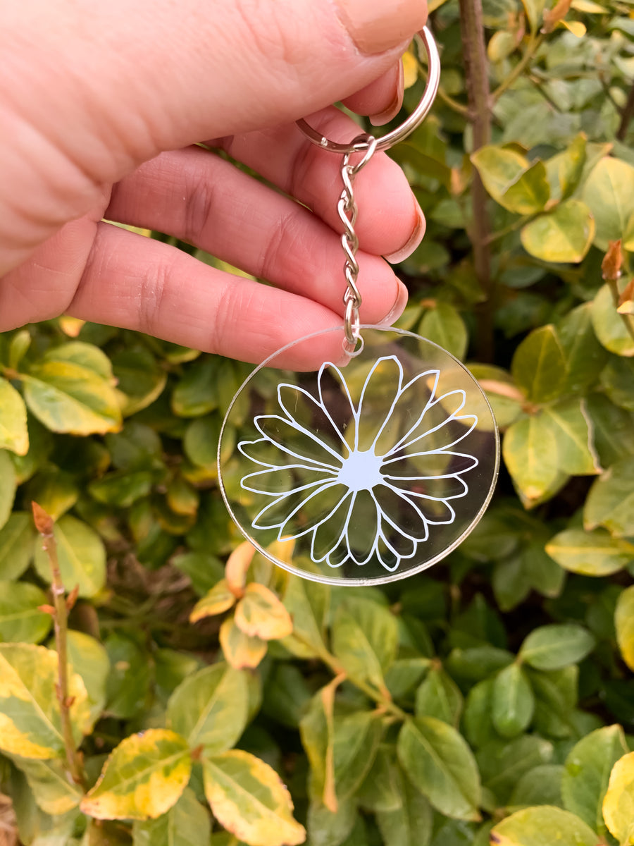 Flower Power Keychain – emeraldmayflowers
